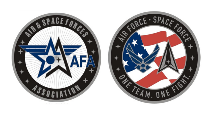 AFA- Air & Space Forces Association Challenge Coin – ShopAFA