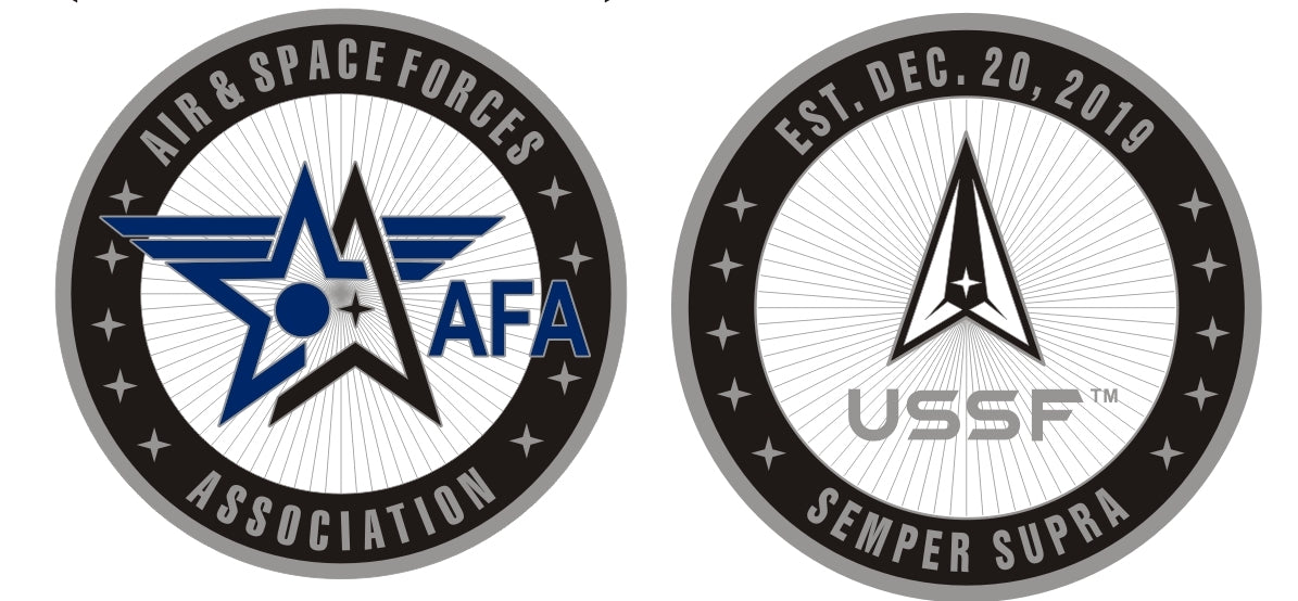 U.S. Space Force x AFA Challenge Coin – ShopAFA